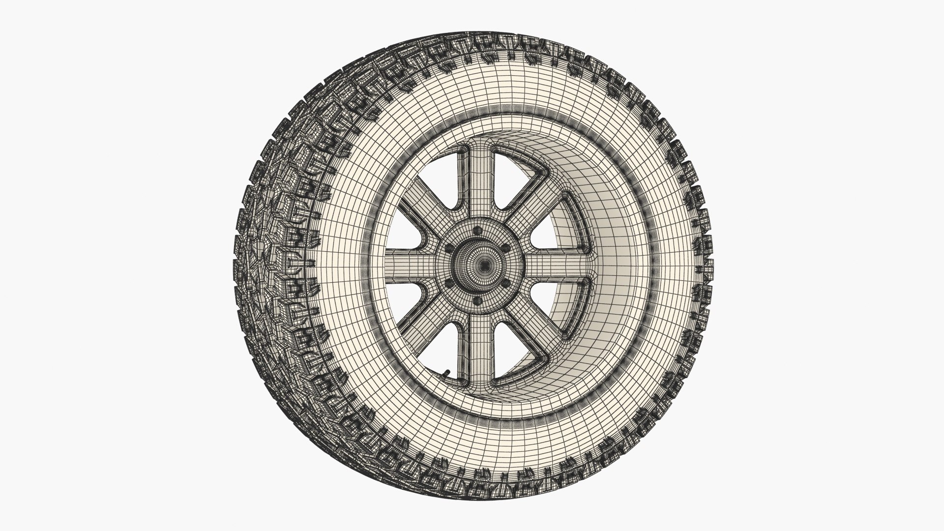 3D OFF ROAD WHEEL AND TIRE 16 - TurboSquid 1719471