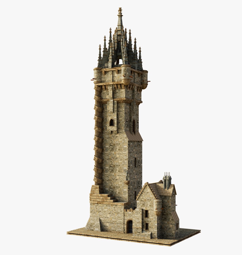 Wallace Monument Model - TurboSquid 2138786