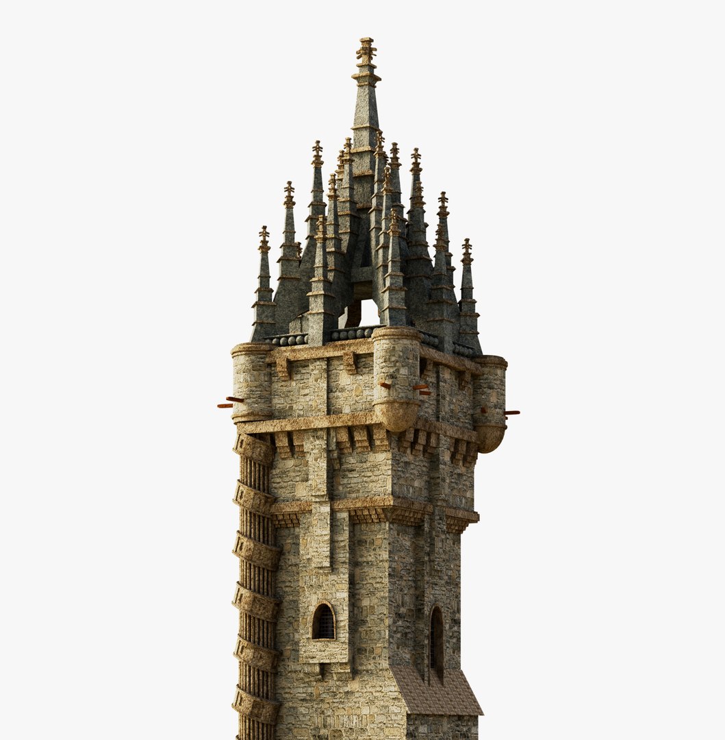 Wallace Monument Model - TurboSquid 2138786