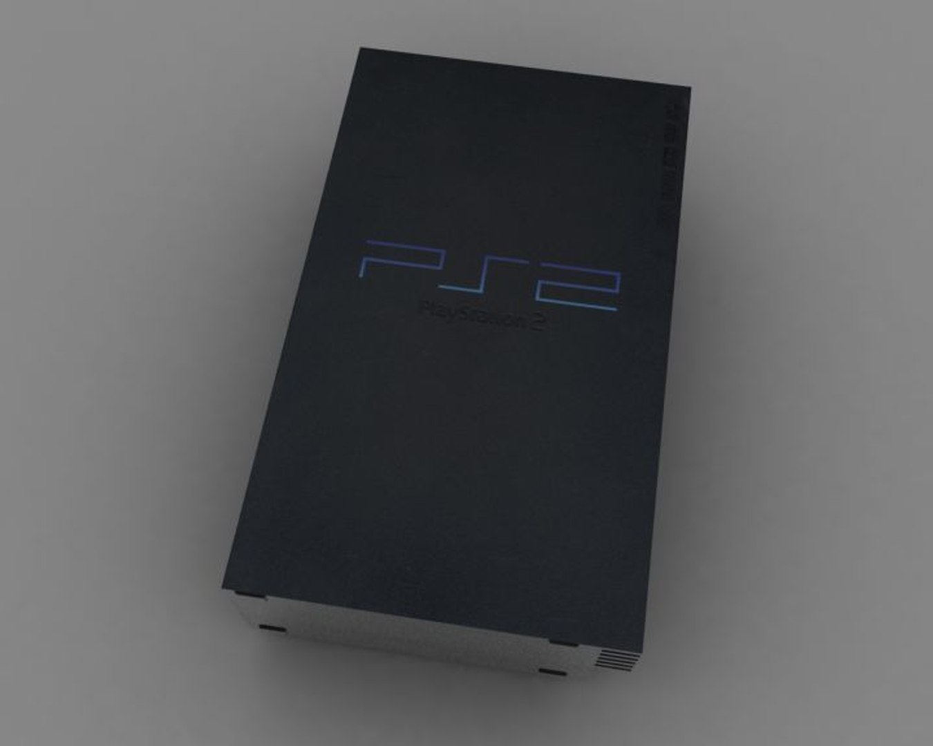 3d Sony Playstation 2 Console Model