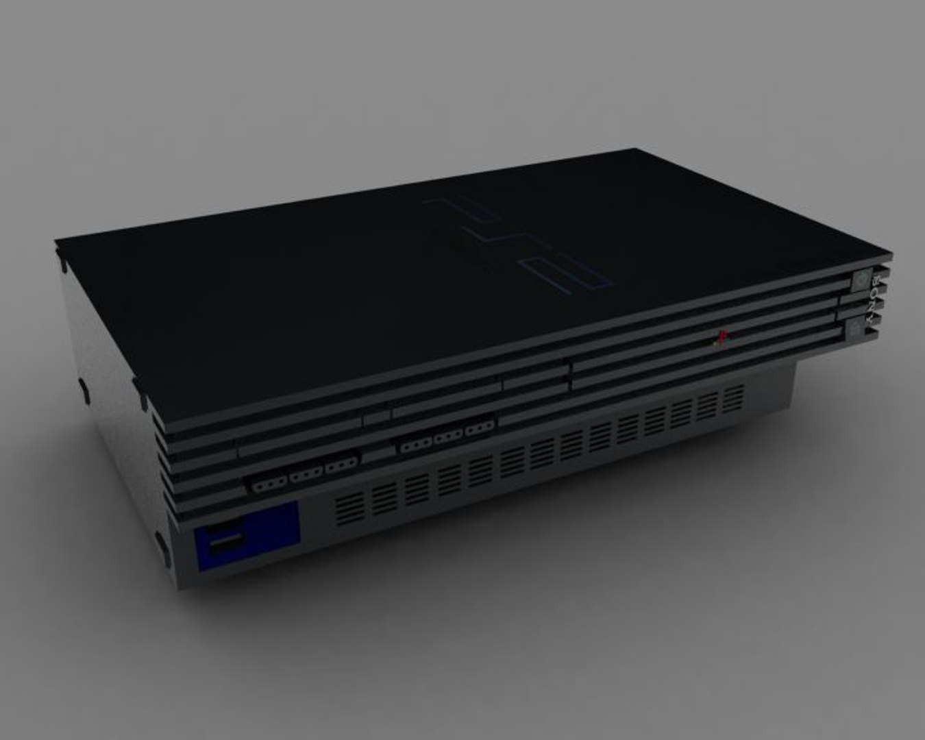 3d Sony Playstation 2 Console Model