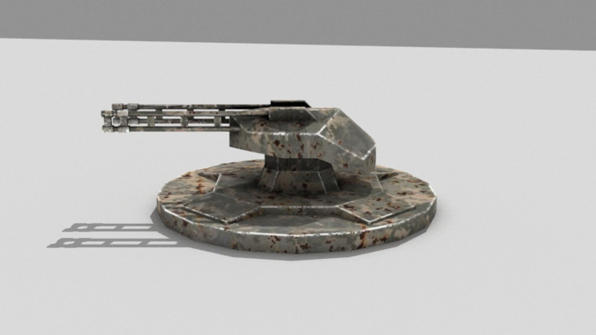 3d Model Turrets Strategy Games