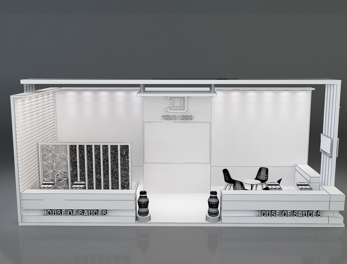 3D Booth Exhibition Stand A638d - TurboSquid 1998698