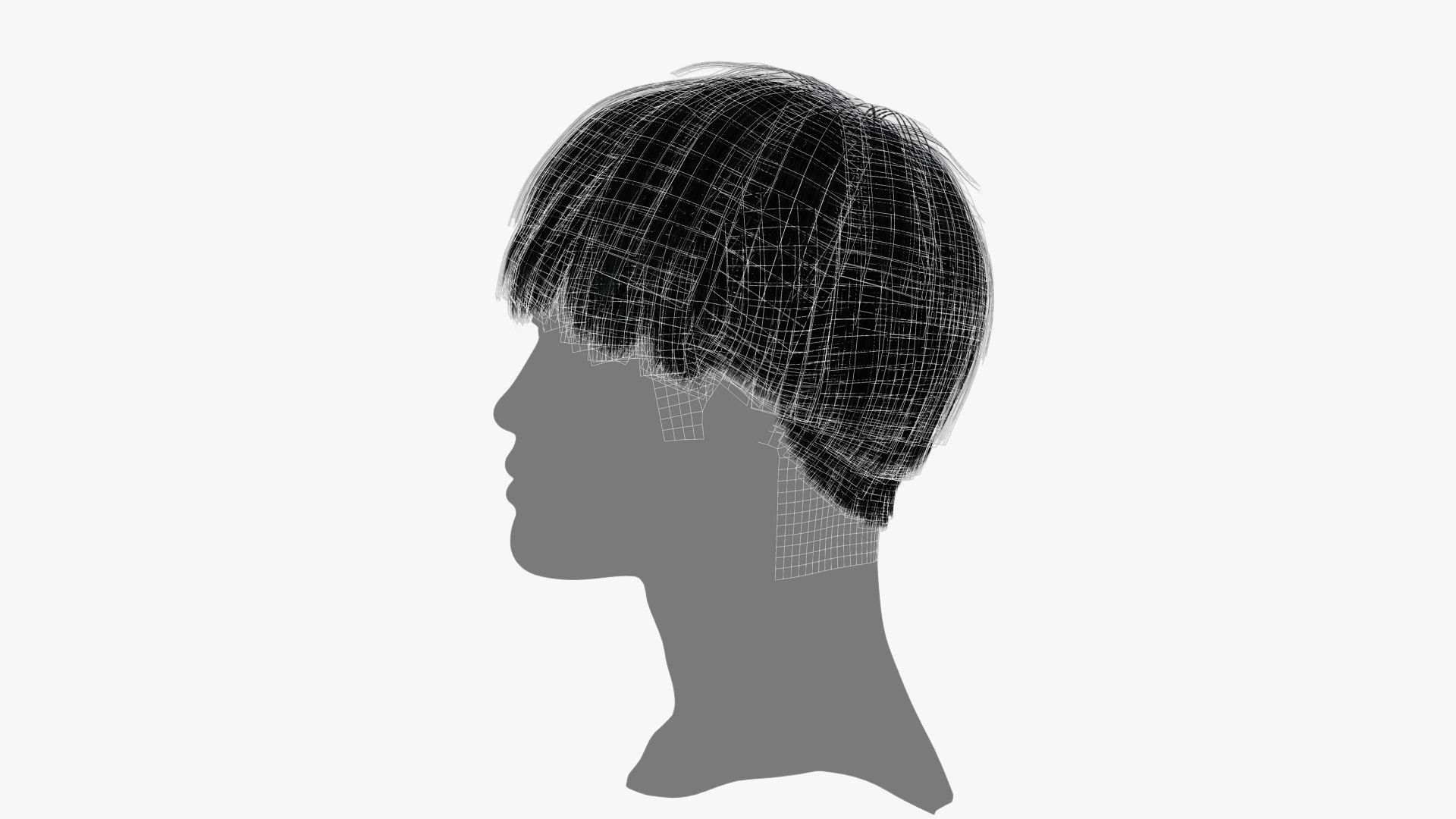 3D Male Hair - 003 Model - TurboSquid 1776271