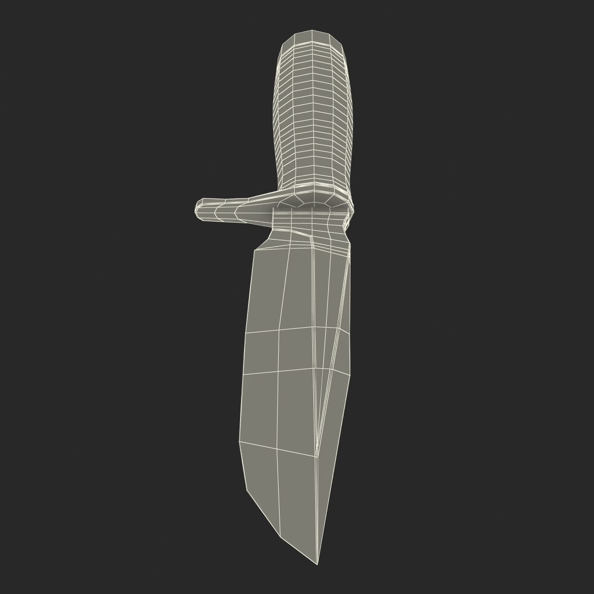 3d model hunting knife
