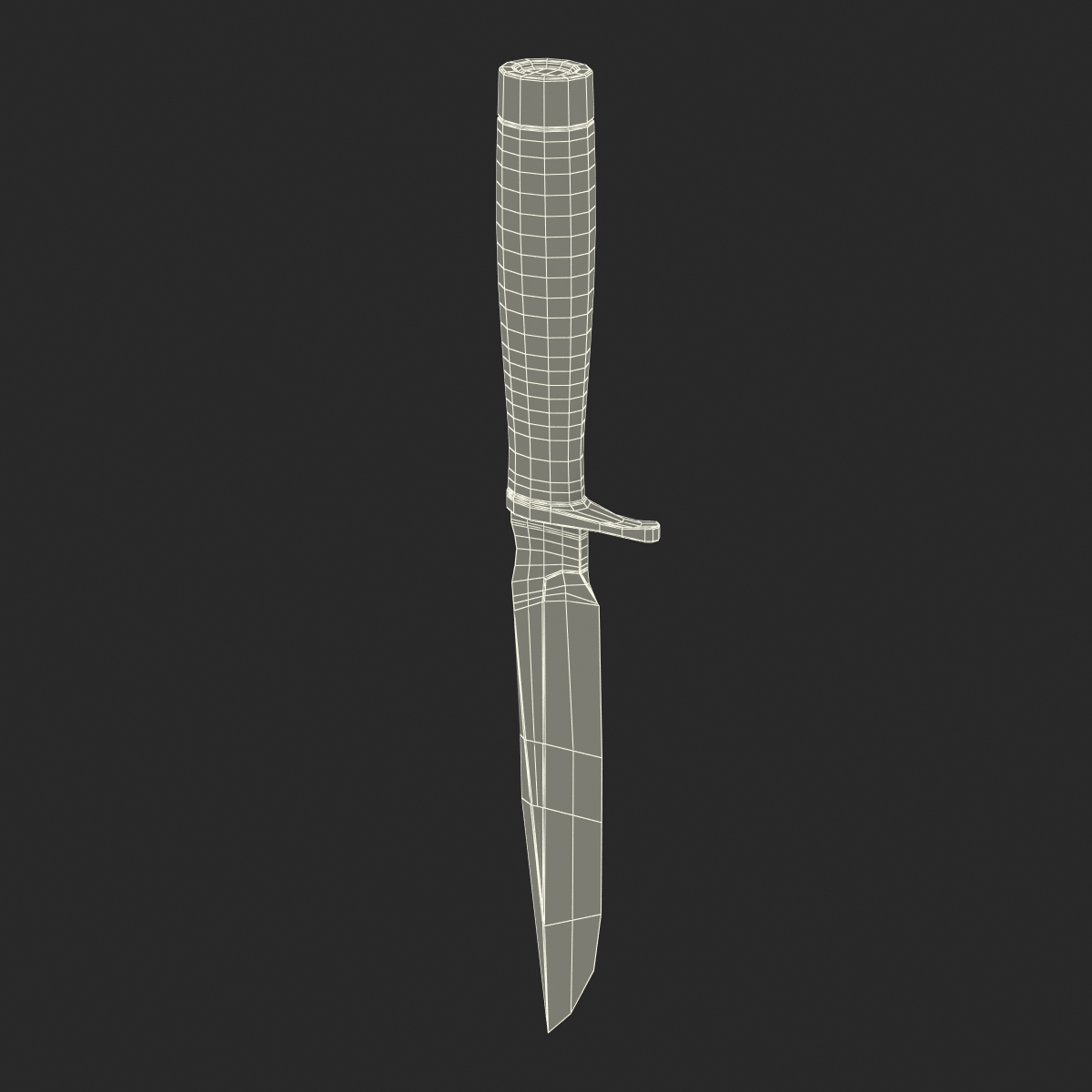 3d model hunting knife