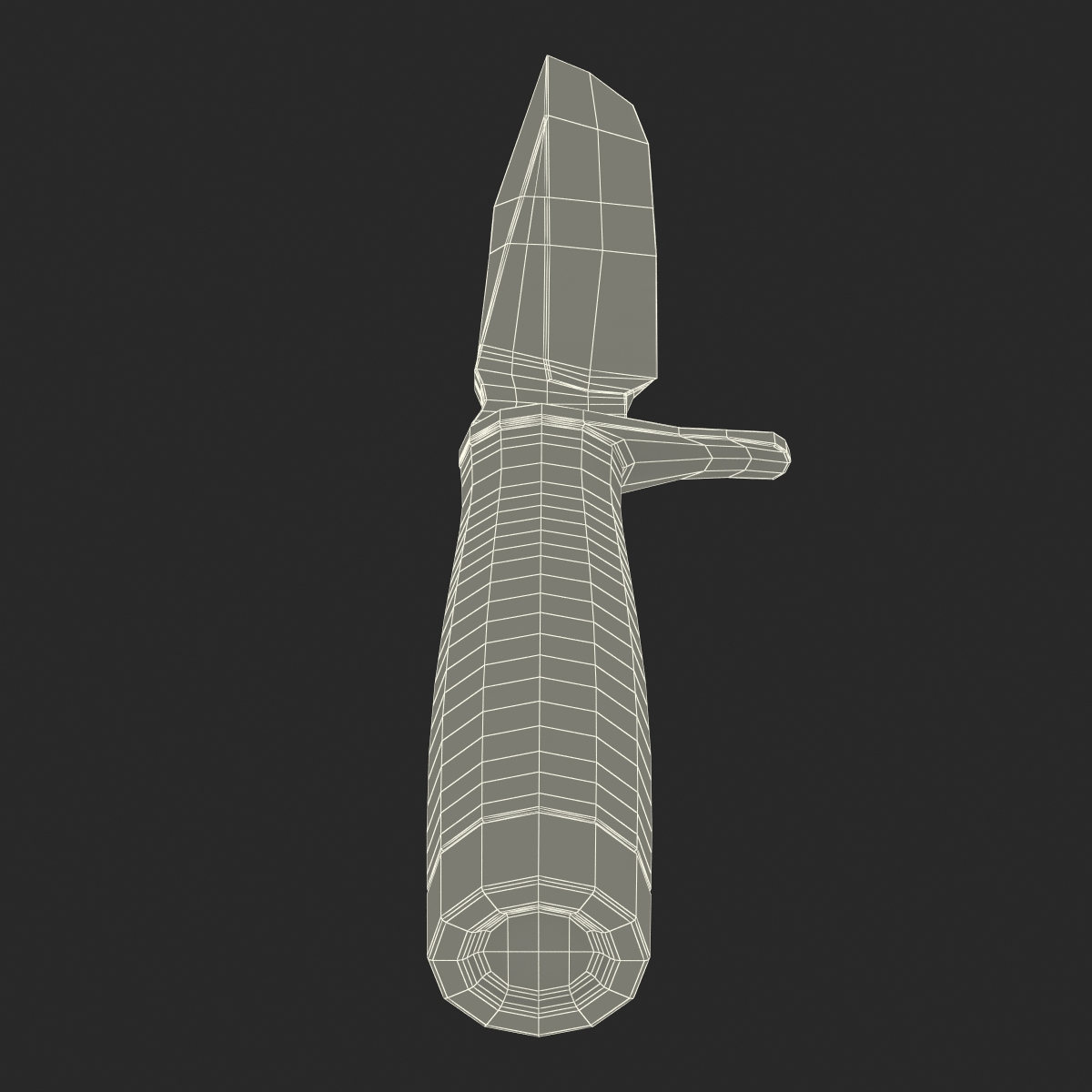 3d model hunting knife