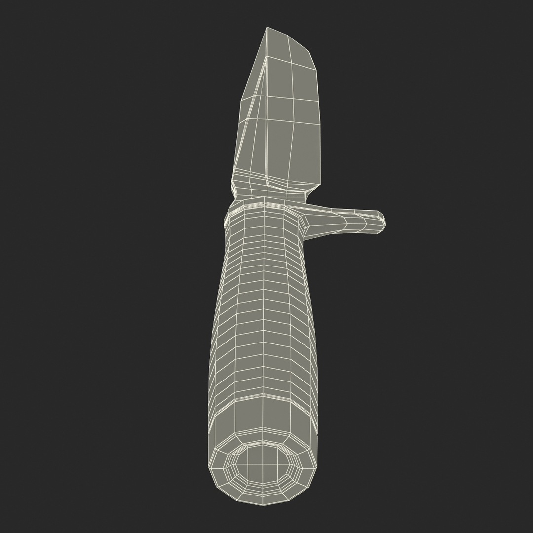 3d model hunting knife
