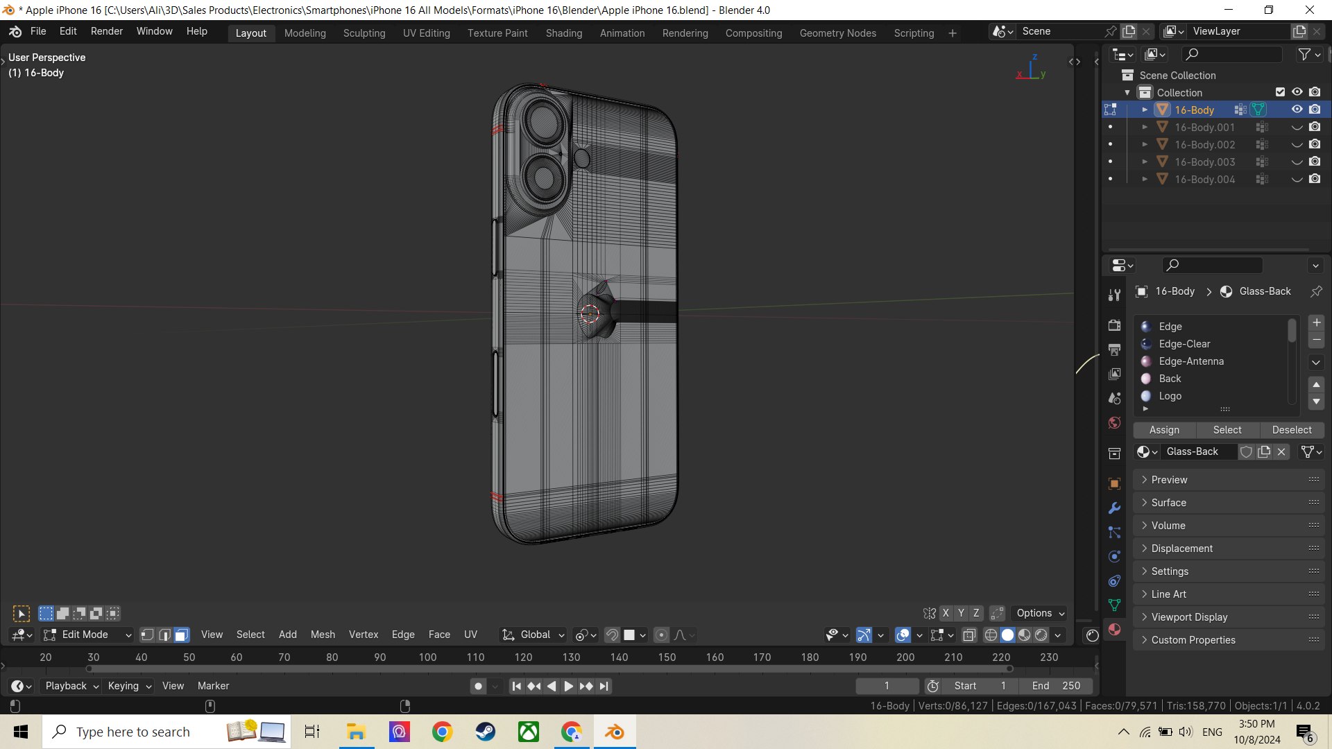 Apple IPhone 16 In Official Design And Colors - TurboSquid 2290111