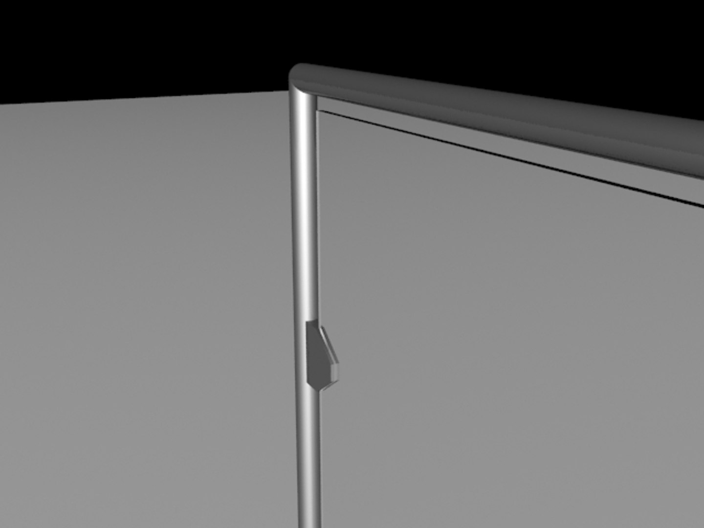 glass panelled wall 3ds