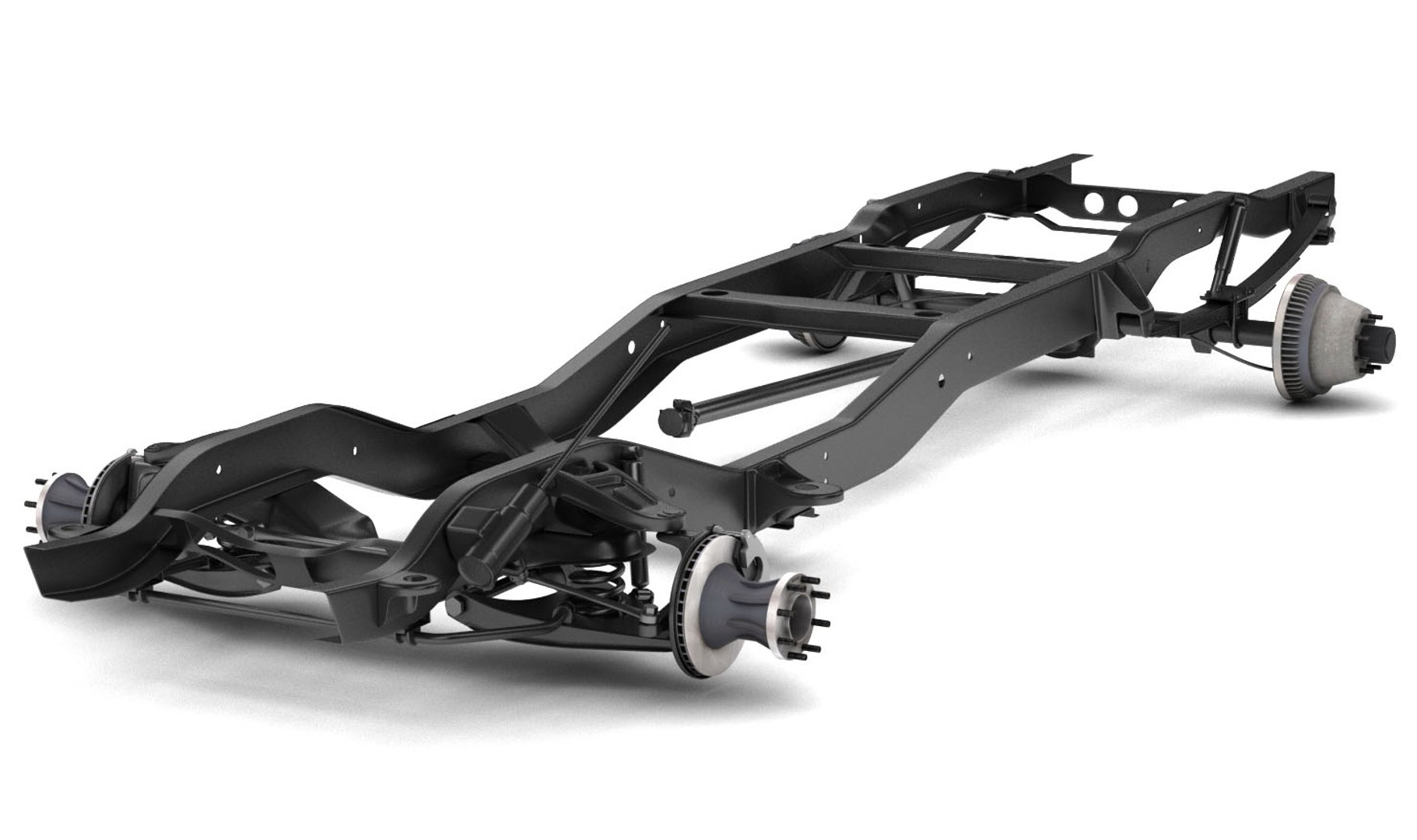 Dually Pickup Truck Chassis Model - TurboSquid 1372746