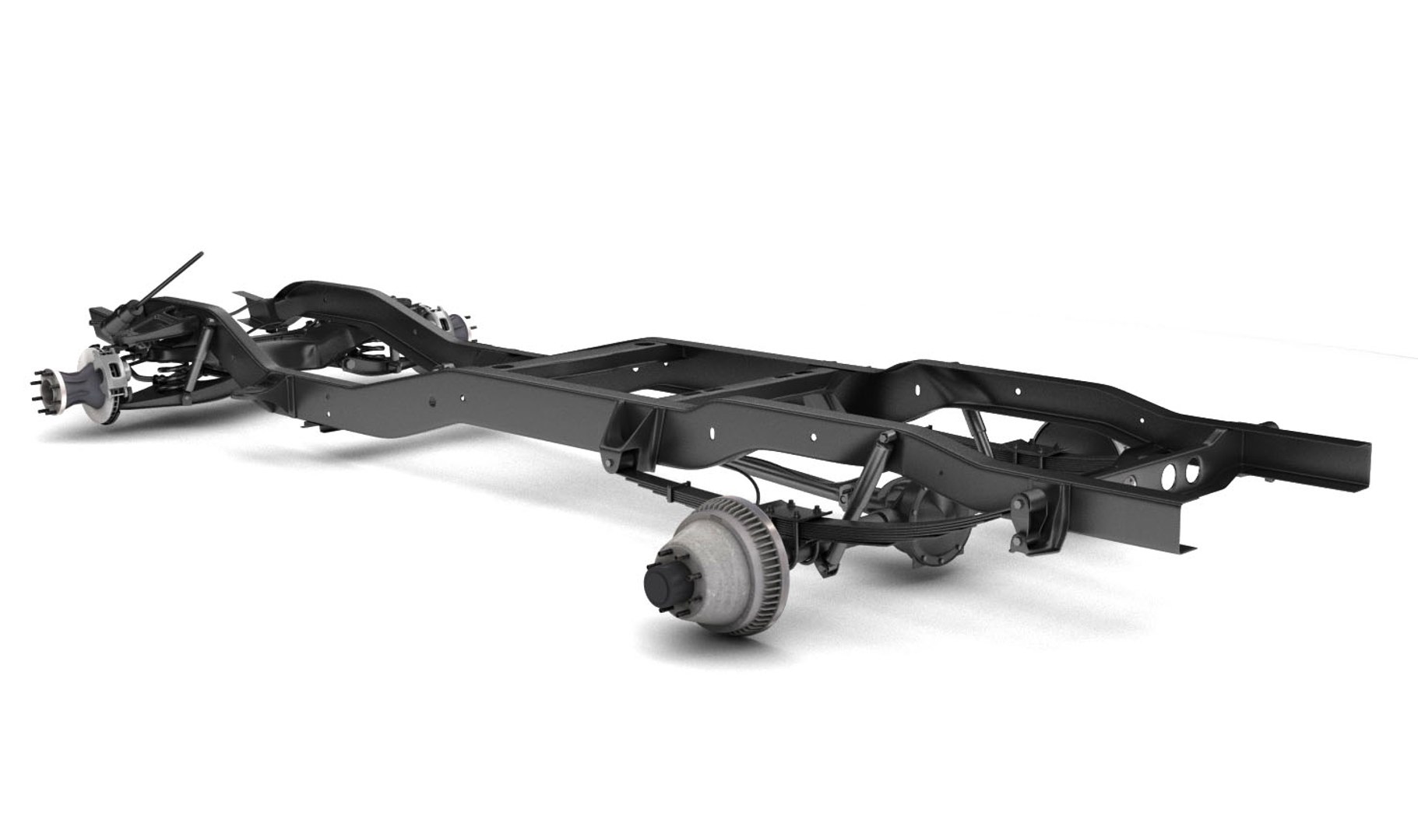 Dually Pickup Truck Chassis Model - TurboSquid 1372746