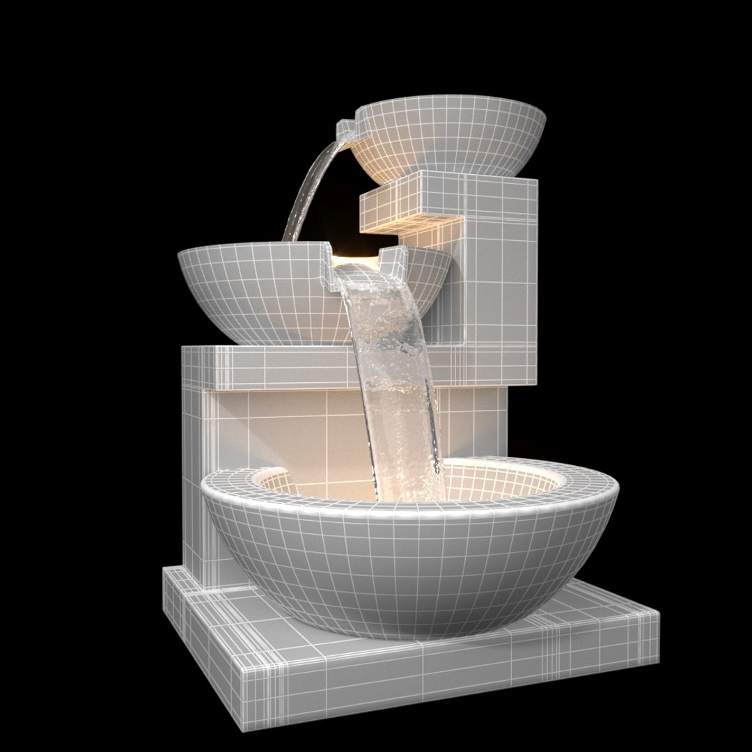 Free Fountain 3D Model - TurboSquid 1609230