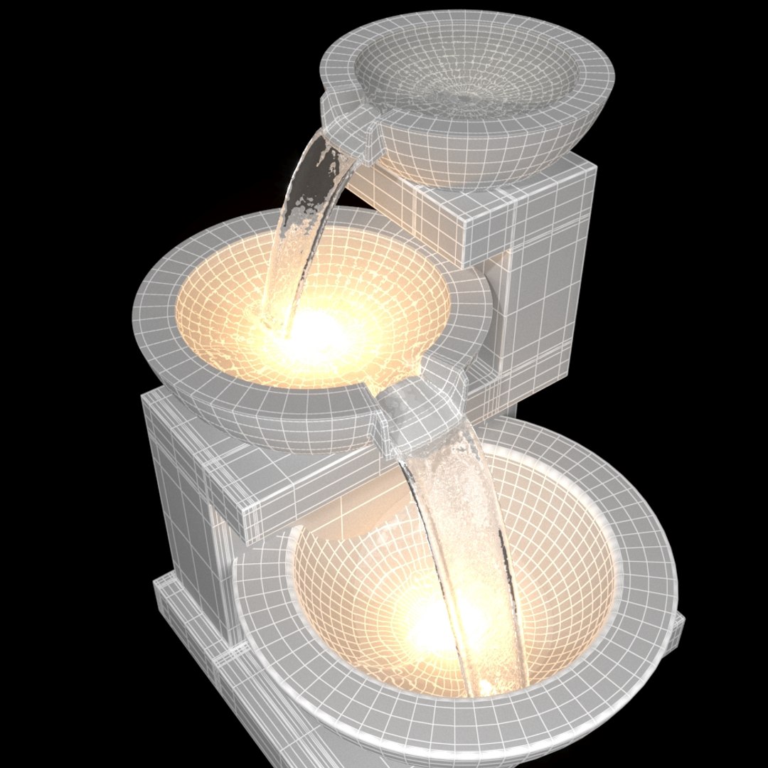 Free Fountain 3D Model - TurboSquid 1609230