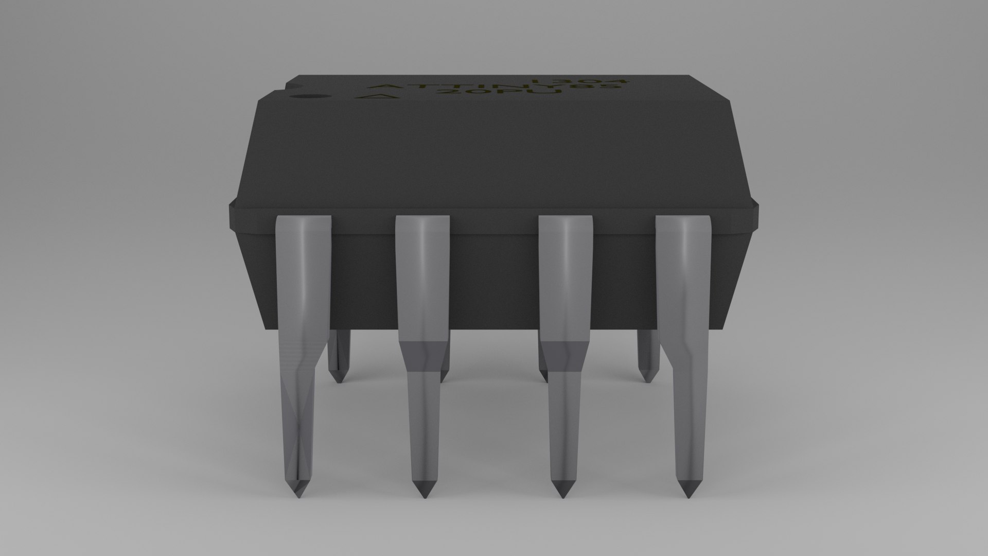 Free Attiny85 Microcontroller 3d Model
