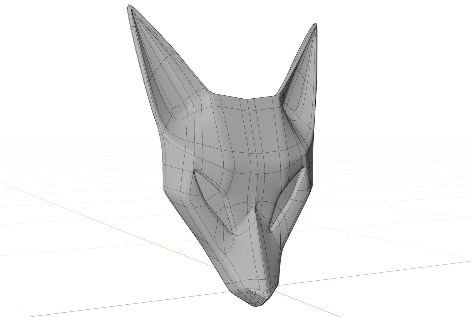 Fox Mask 3D Model - TurboSquid 1574261