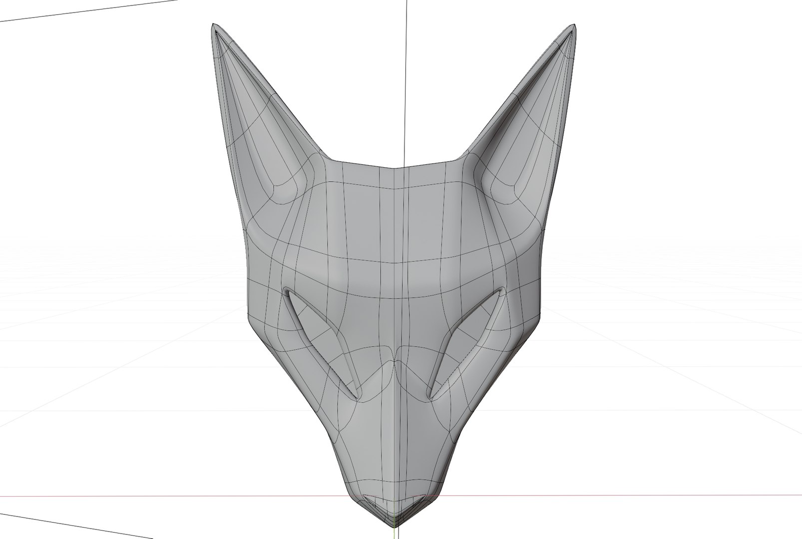 Fox Mask 3D Model - TurboSquid 1574261