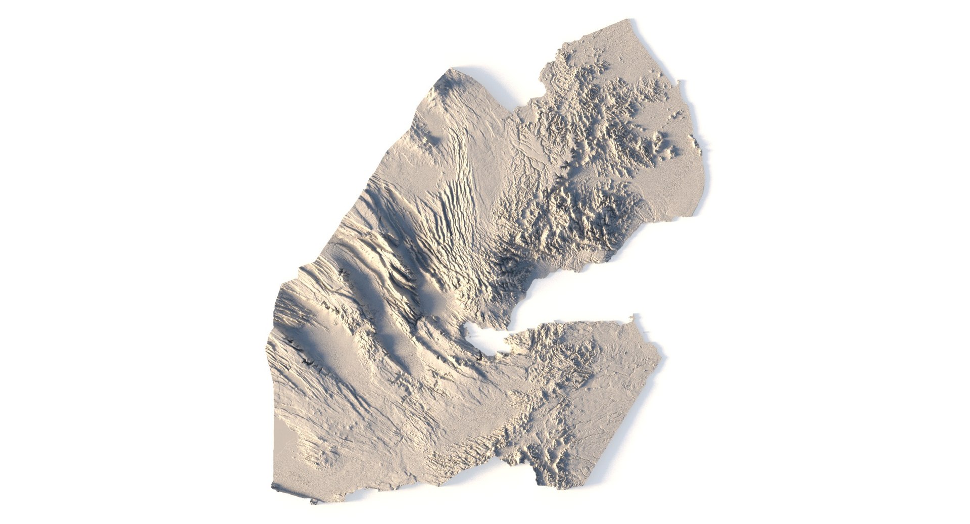 Djibouti STL model 3D - TurboSquid 1837152