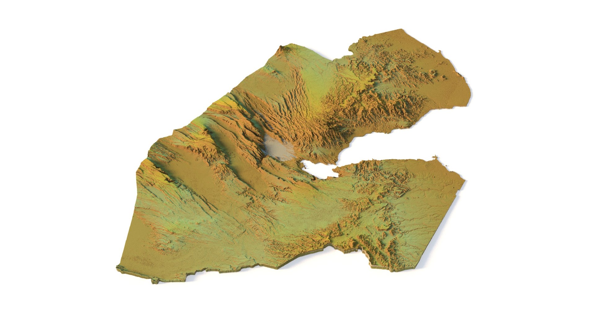 Djibouti STL model 3D - TurboSquid 1837152