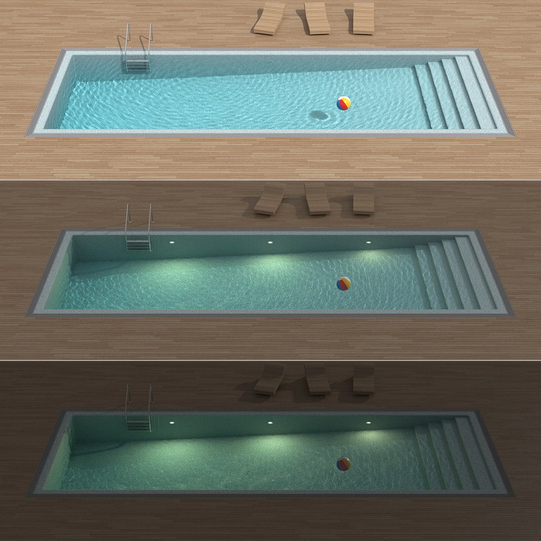 3d Swimming Pool Model