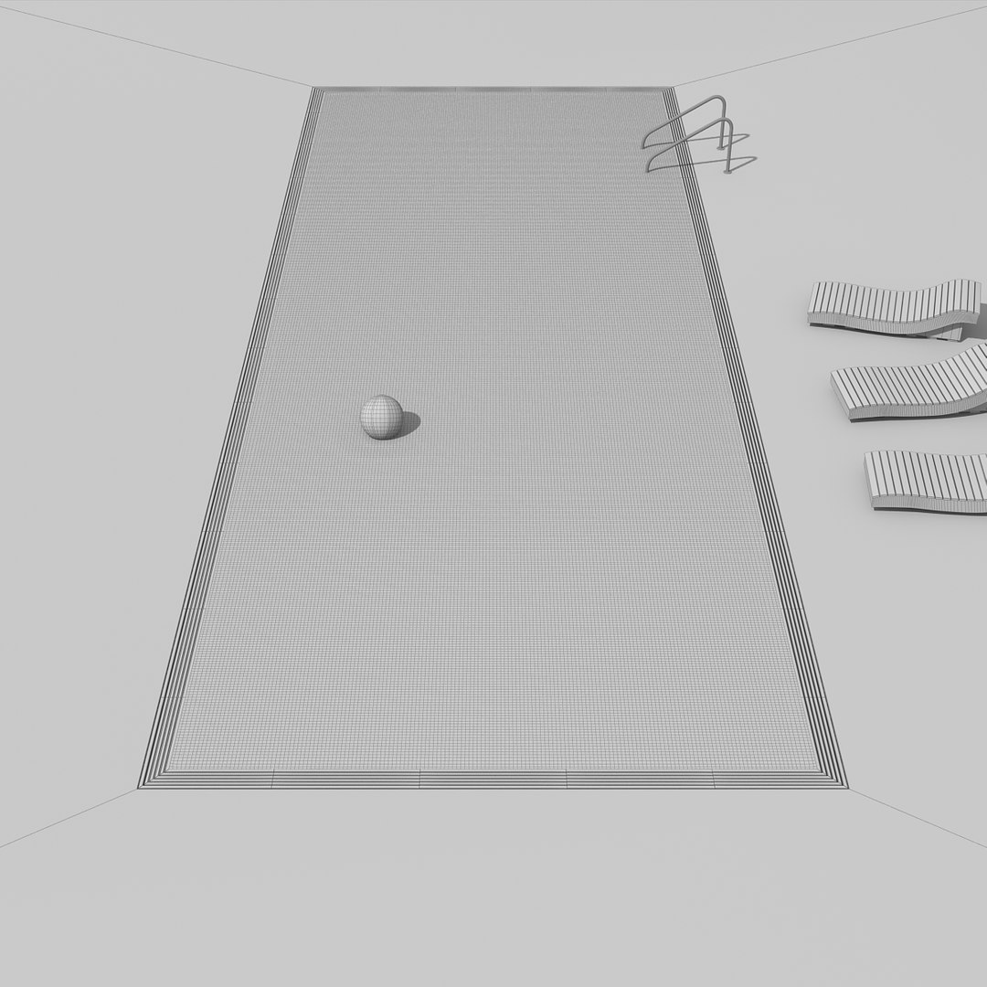 3d Swimming Pool Model