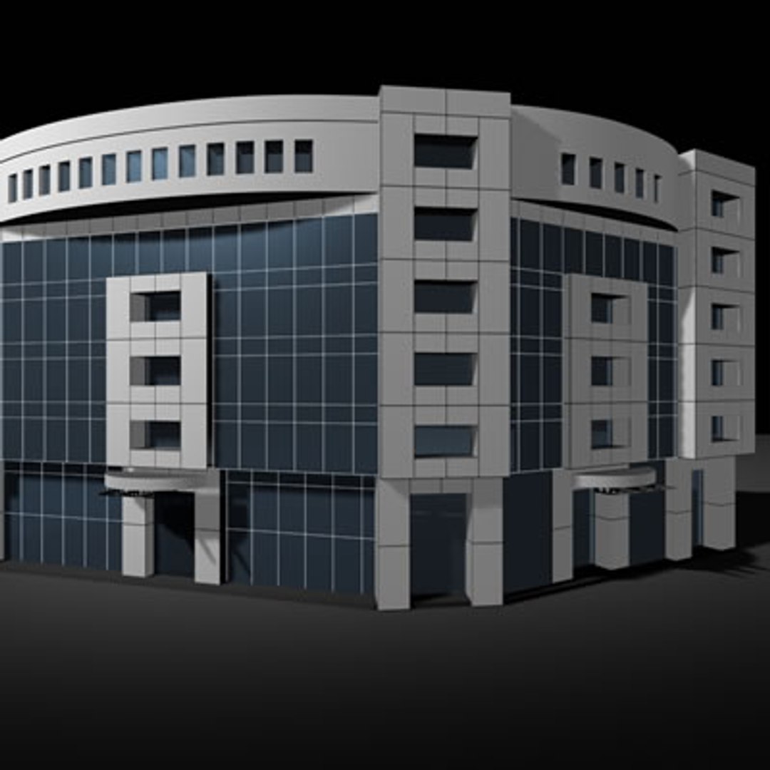 3d Facade Building Model