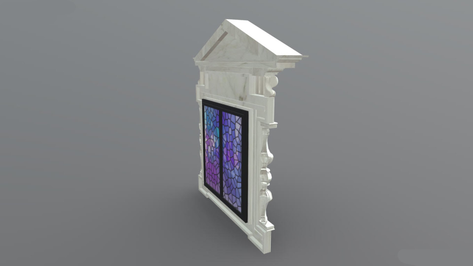 3D model European style window frame - TurboSquid 2084533