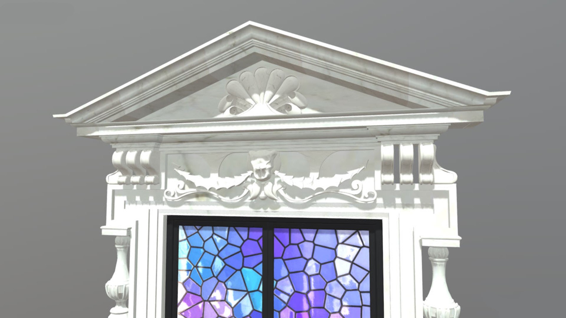 3D model European style window frame - TurboSquid 2084533