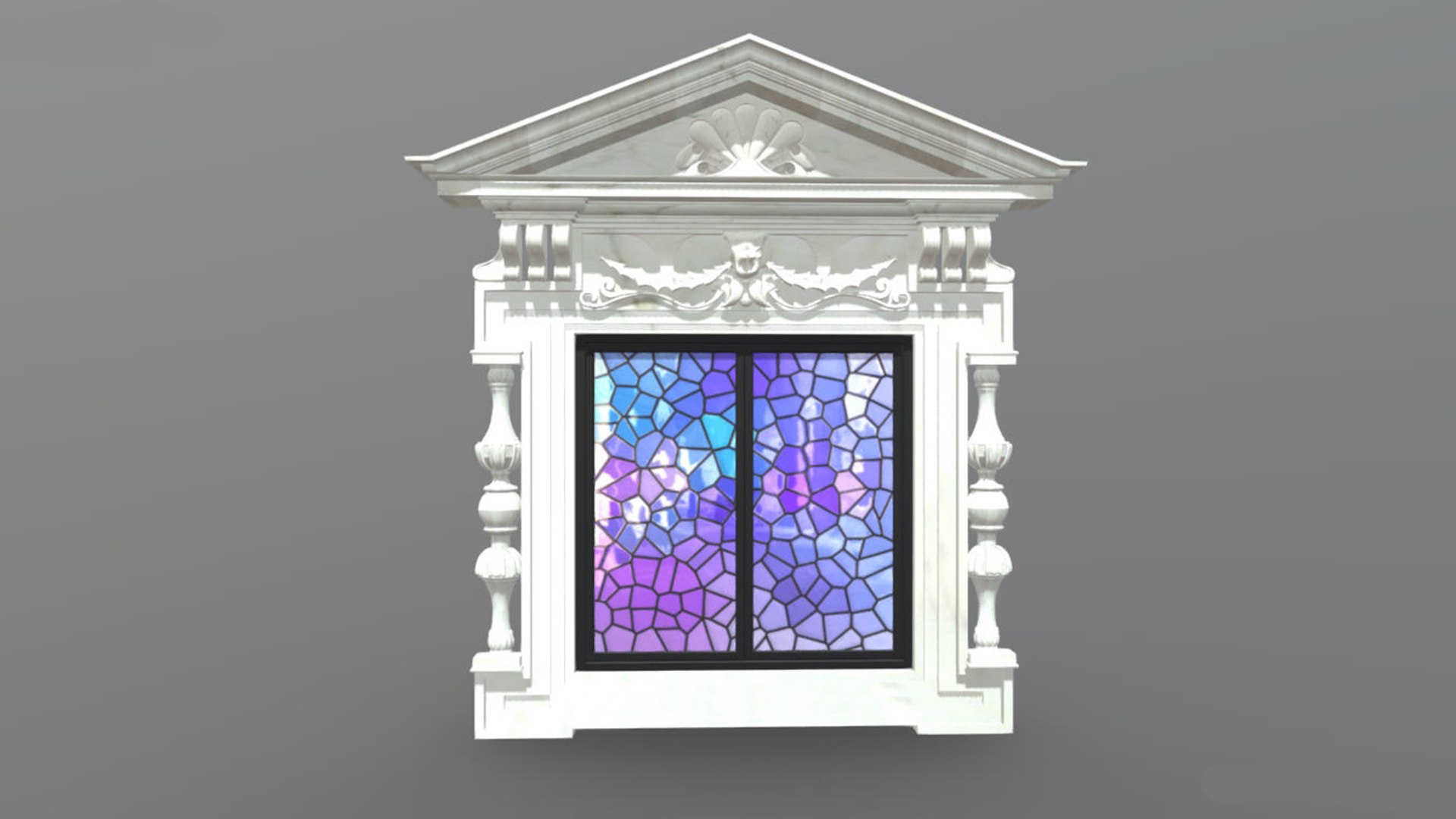 3D model European style window frame - TurboSquid 2084533