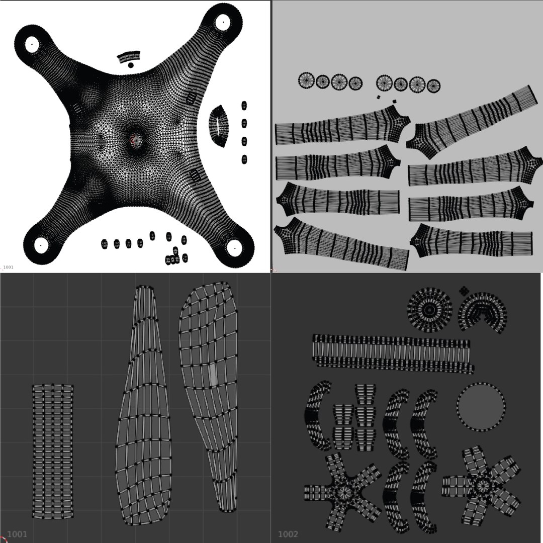 Dji Phantom Fc 40 3D model - TurboSquid 2122992