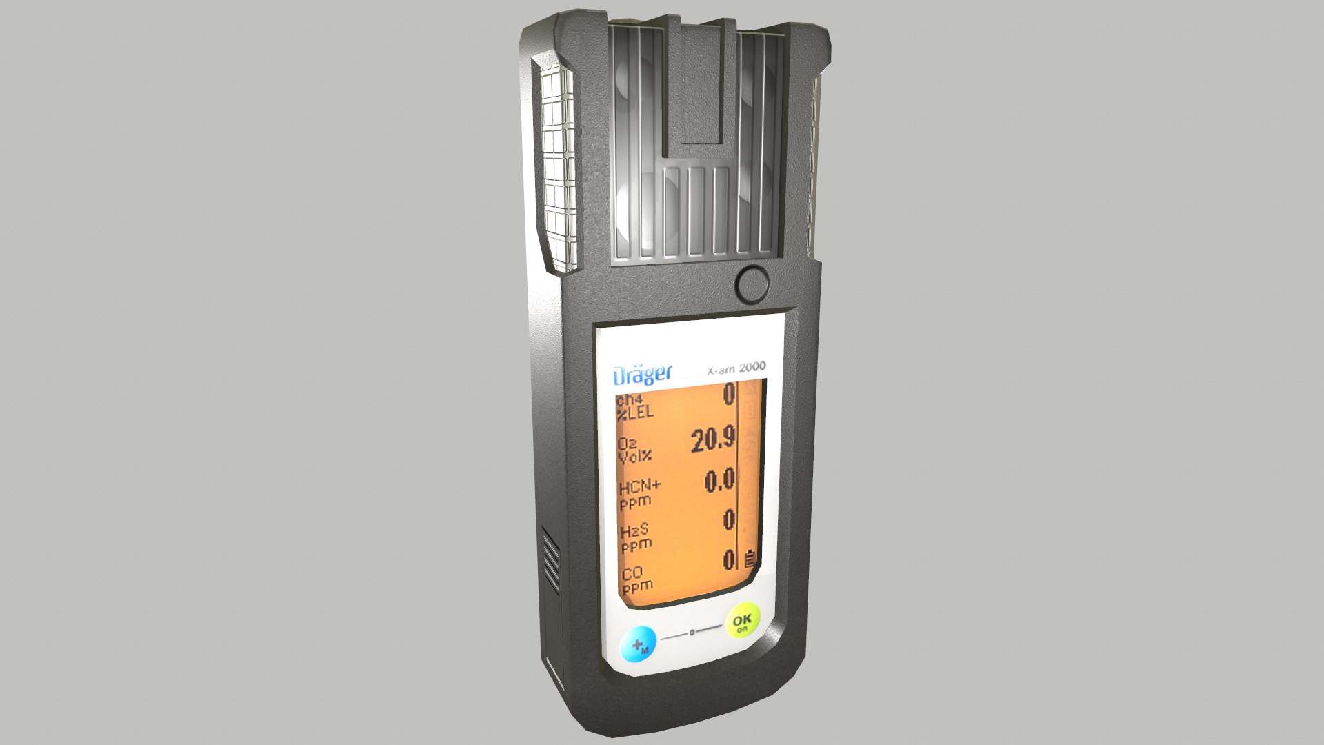 3D Model Multi Gas Detector Low Poly - TurboSquid 2397134