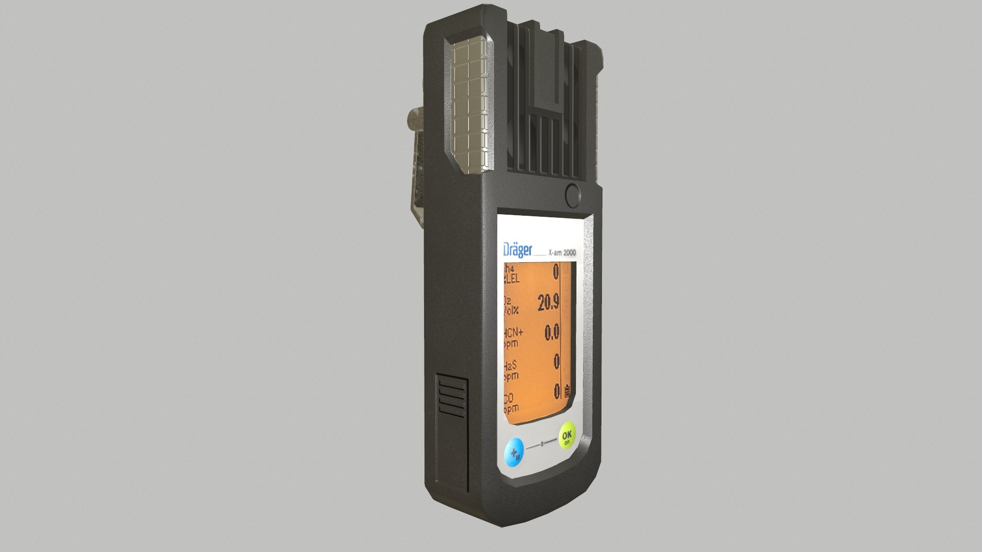 3D Model Multi Gas Detector Low Poly - TurboSquid 2397134