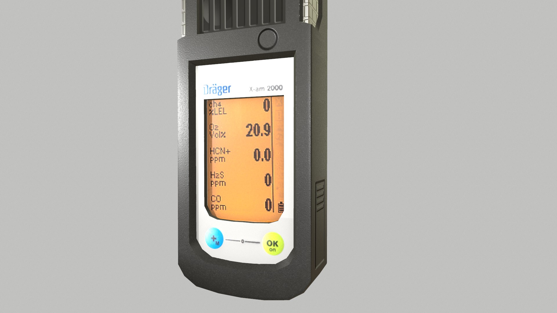 3D Model Multi Gas Detector Low Poly - TurboSquid 2397134
