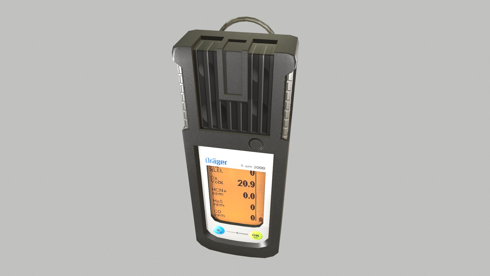 3D Model Multi Gas Detector Low Poly - TurboSquid 2397134