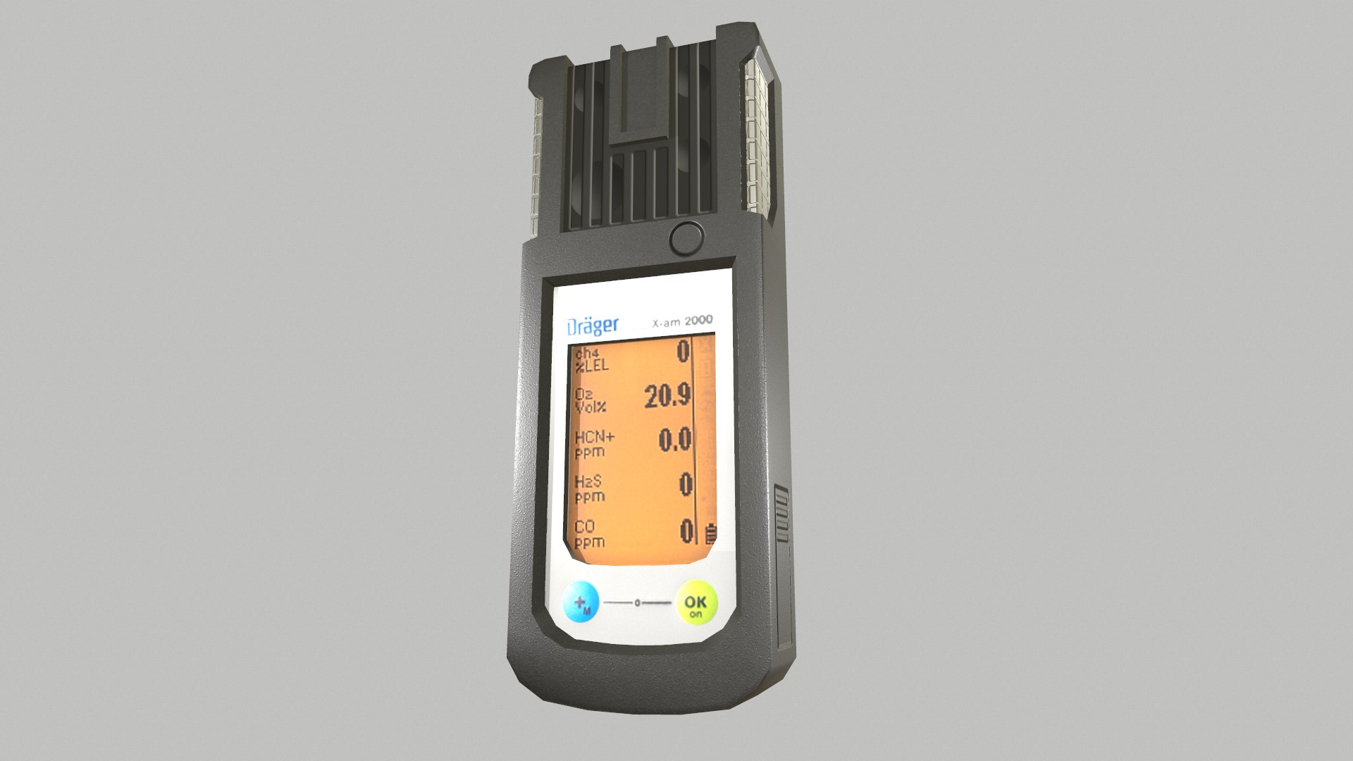 3D Model Multi Gas Detector Low Poly - TurboSquid 2397134