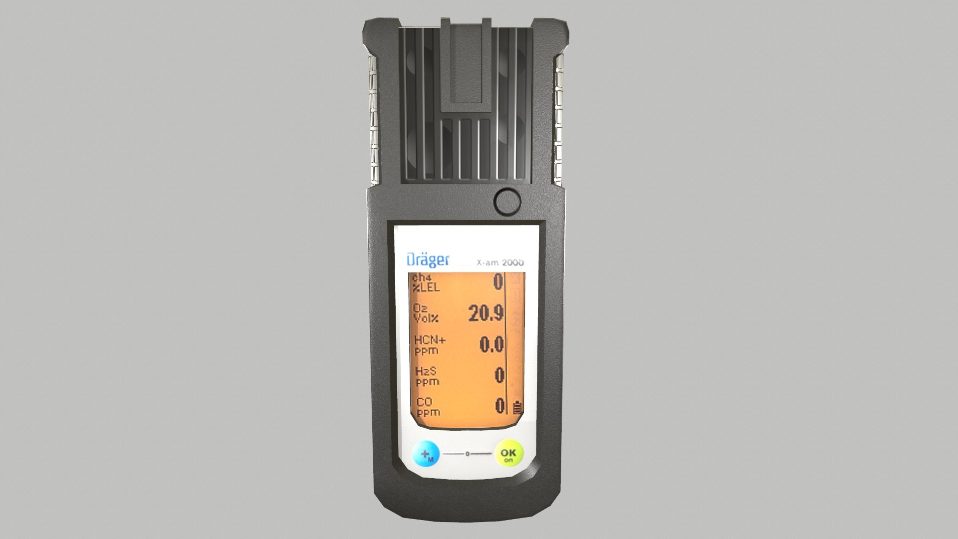 3D Model Multi Gas Detector Low Poly - TurboSquid 2397134