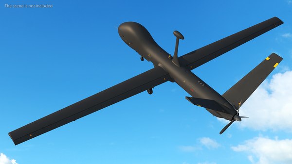 modelo 3d UAV de carga útil múltiple aparejado - TurboSquid 1882211