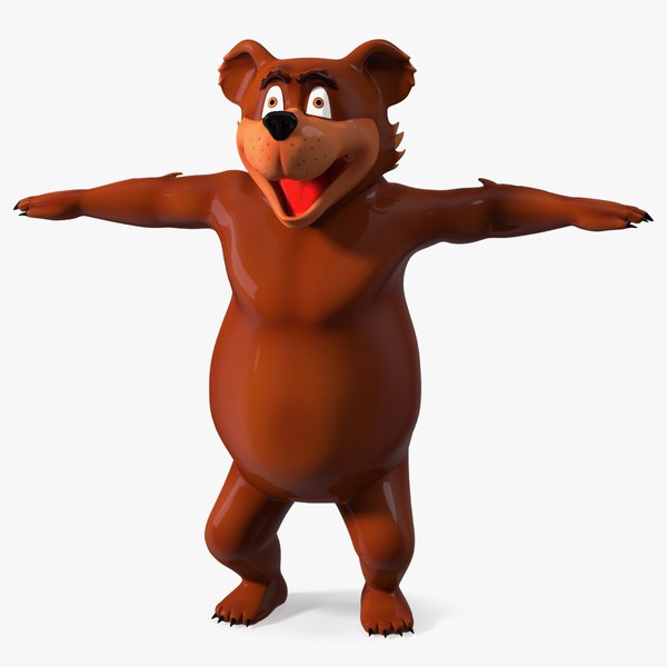 modelo 3d oso pardo divertido - TurboSquid 2161300