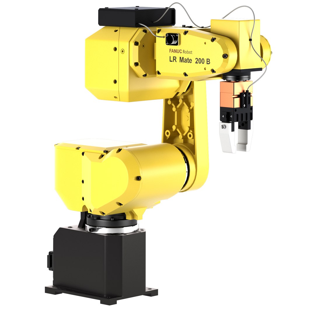 Industrial Robot FANUC LR Mate 200iB 3D Model 3D Model 3D - TurboSquid ...
