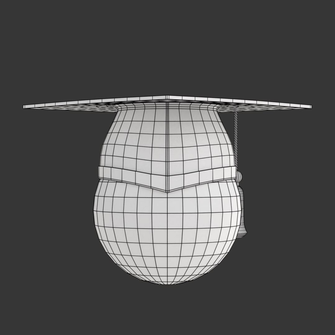 Cap Graduation 3D Model - TurboSquid 1293159