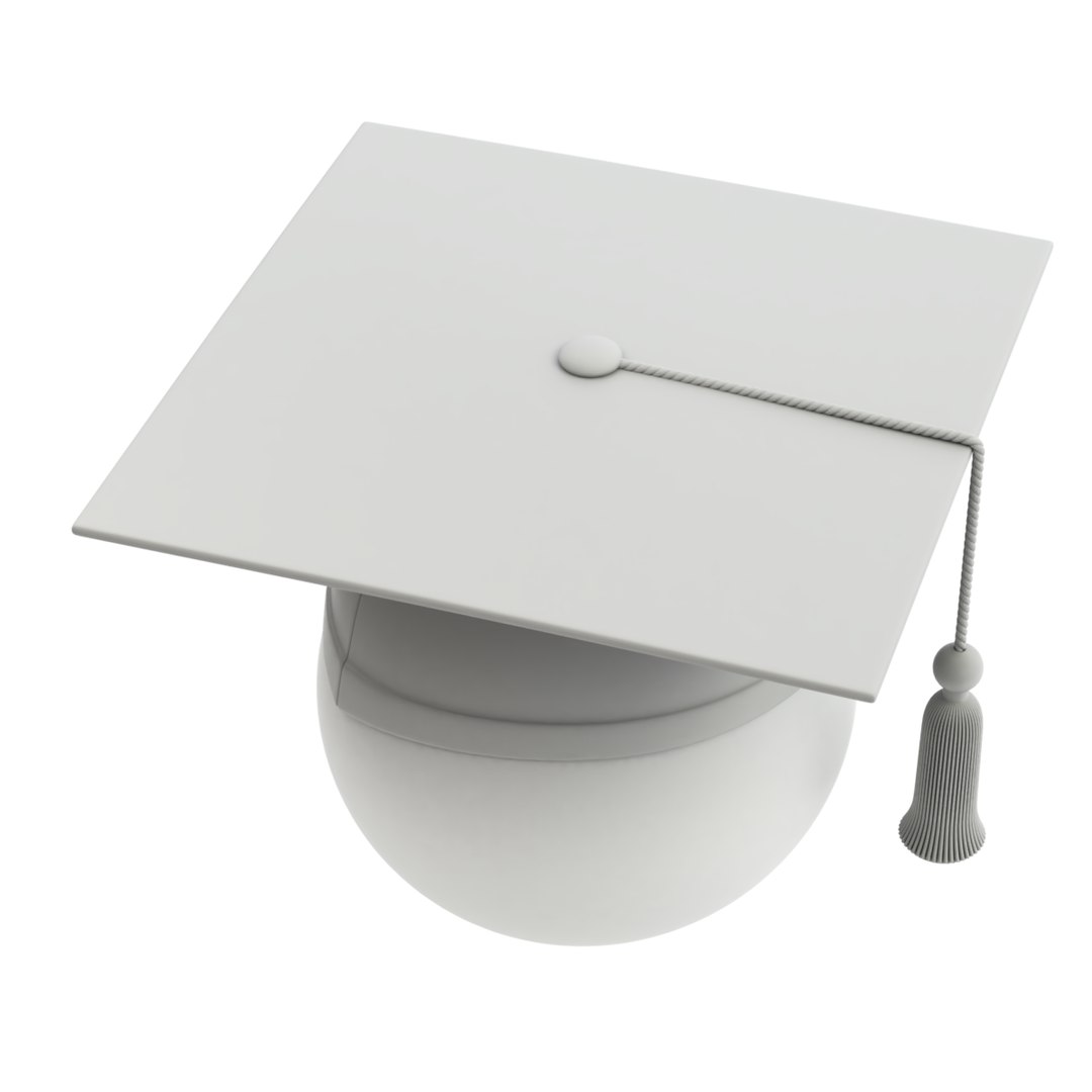 Cap Graduation 3D Model - TurboSquid 1293159