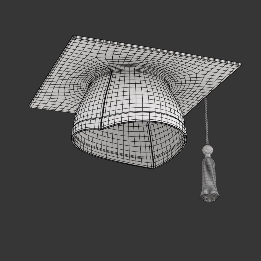 Cap Graduation 3D Model - TurboSquid 1293159