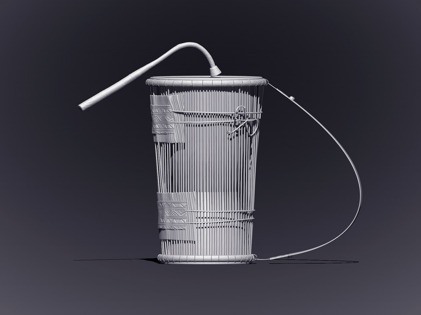 KALANGU The Talking Drum 3D Model - TurboSquid 2059552