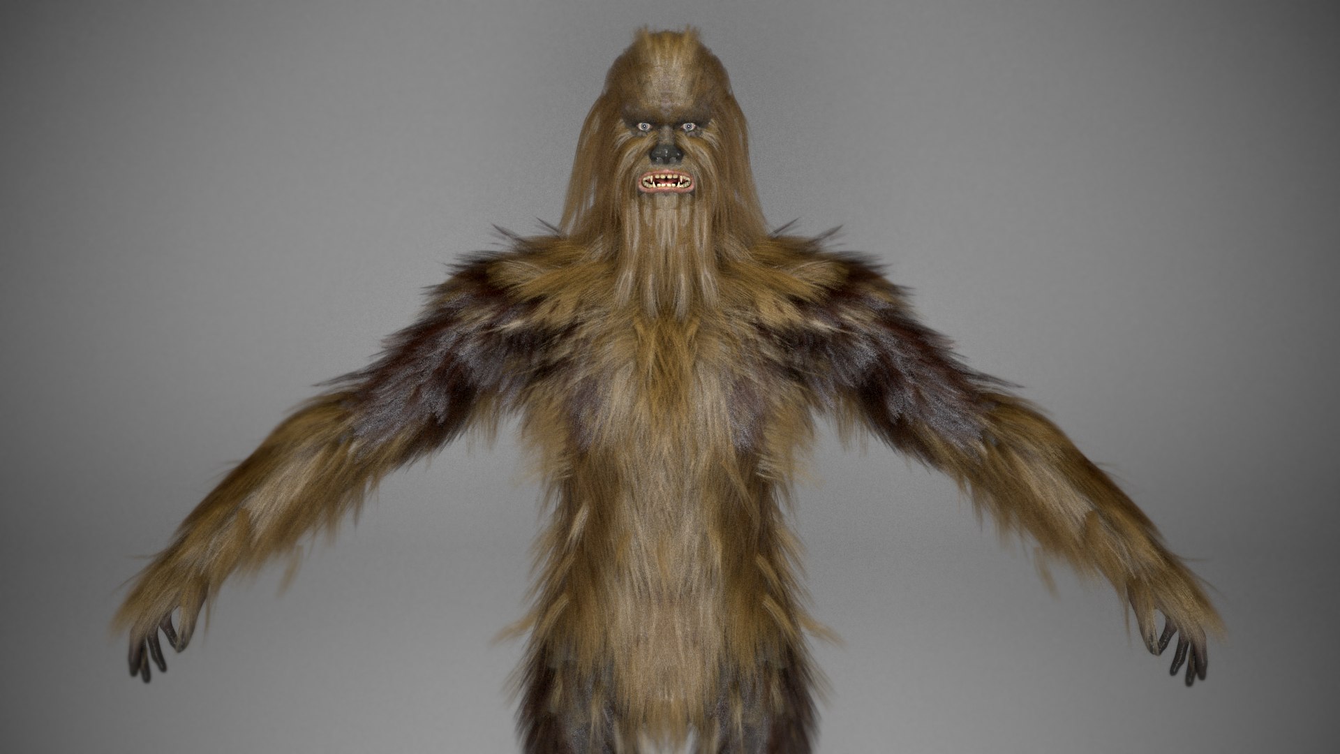 Chewbacca Star Wars 3D Model - TurboSquid 2237963
