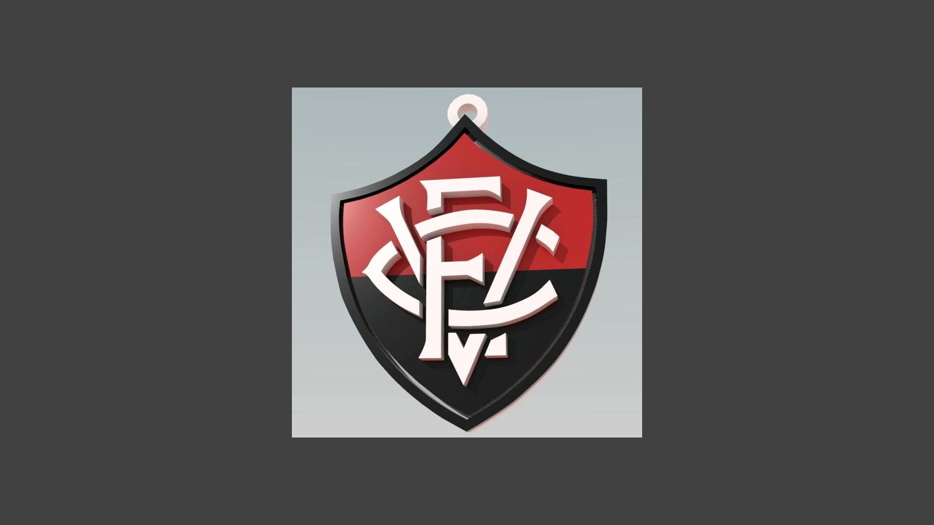 3D Vitoria Logo Printable And Renderable Logo Shields Keychan Model ...