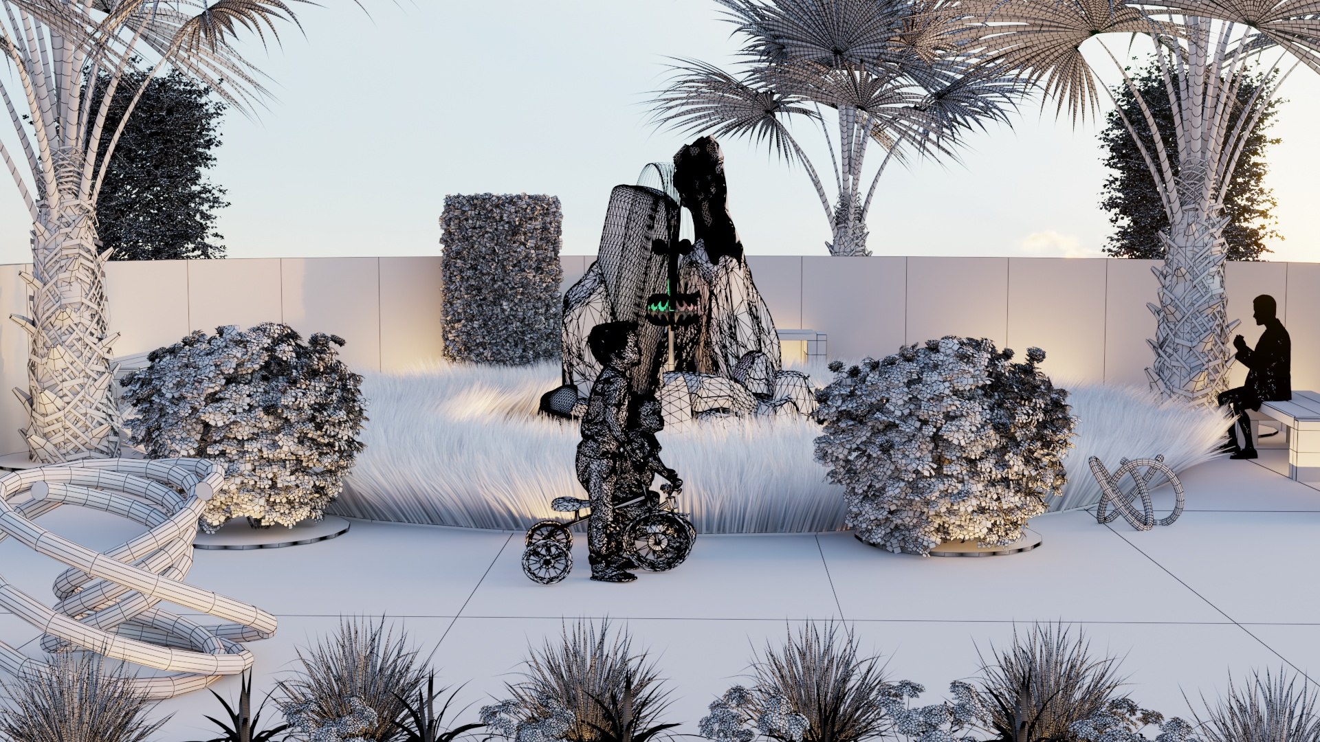 3D Garden Model - TurboSquid 2047436