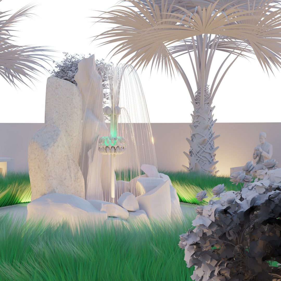 3D Garden Model - TurboSquid 2047436