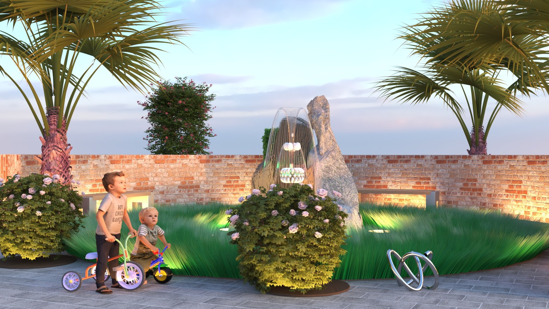 3D Garden Model - TurboSquid 2047436