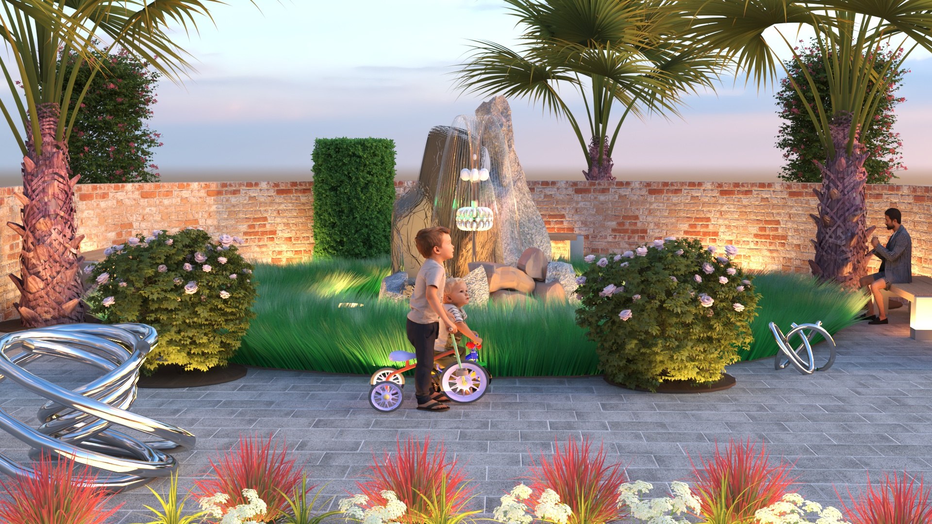 3D Garden Model - TurboSquid 2047436