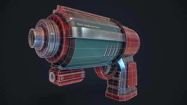 Sci-Fi Gun - 3D Prop 3D model - TurboSquid 1819530